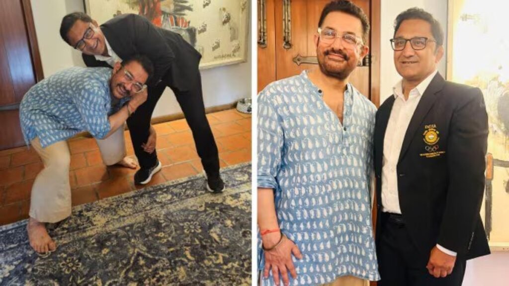 When Dangal Star Aamir Khan Met His Wrestling Heroes on Home Ground ...
